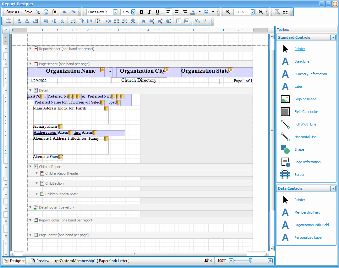 Report Designer