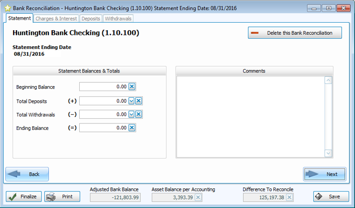 Introduction to Bank Reconciliation